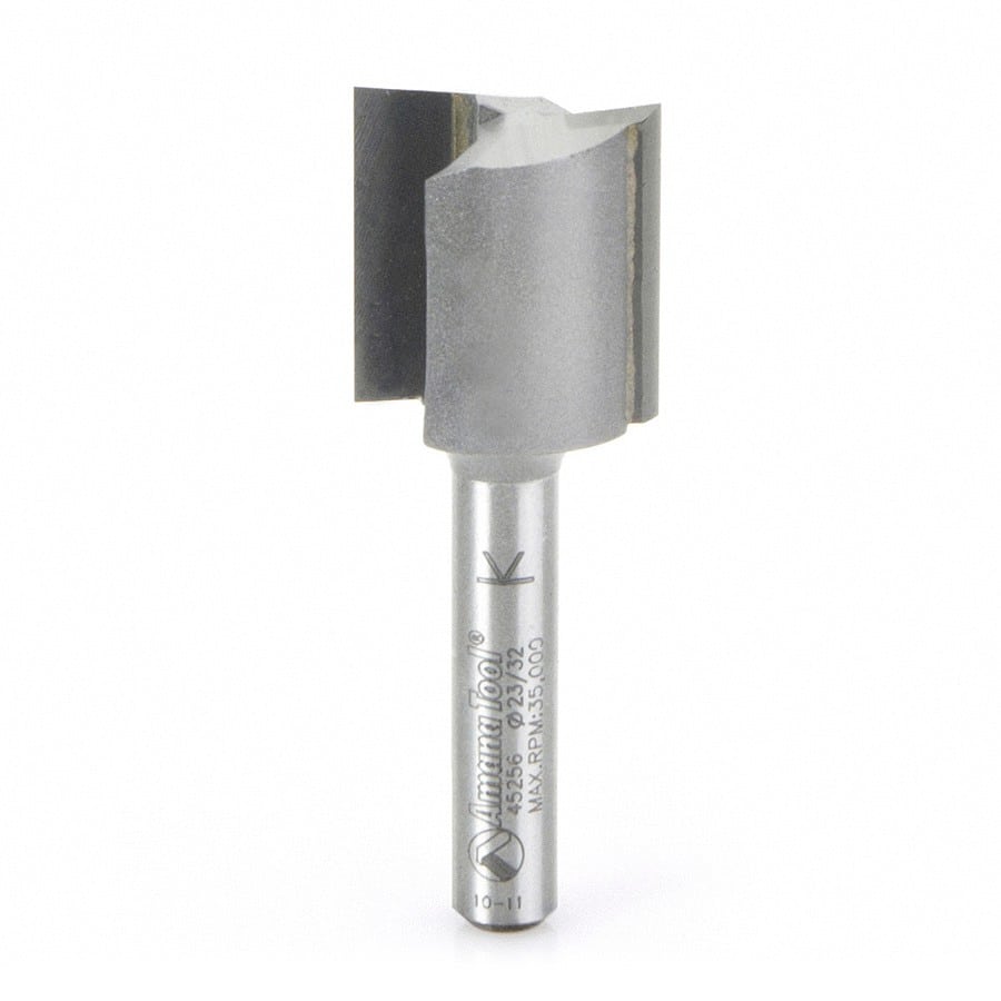 Straight Plunge Metric Router Bit | 2 Flute | 18mm Dia x 3⁄4mm x 1⁄4 ...