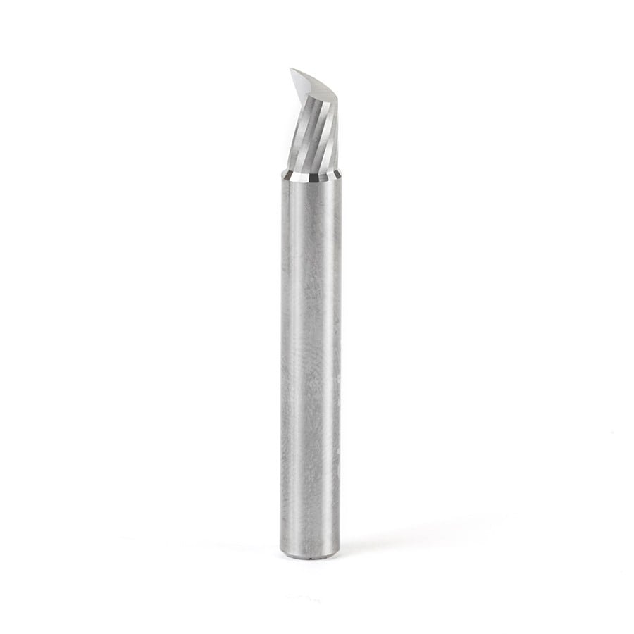 Plastic Cutting Spiral 'O' Flute Router Bit | 1⁄4 Dia x 3⁄8 x 1⁄4 Shan ...