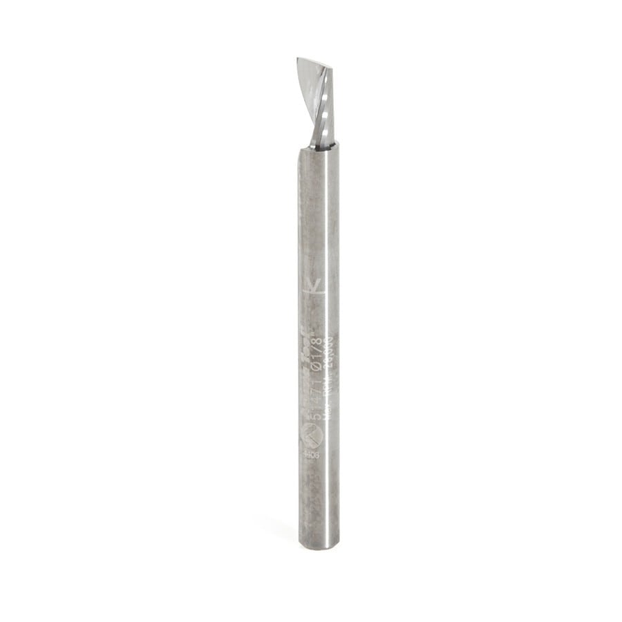 Aluminum Spiral 'O' Flute Up-Cut CNC Router Bit | 1⁄8 Dia x 1⁄4 x 1⁄8 ...