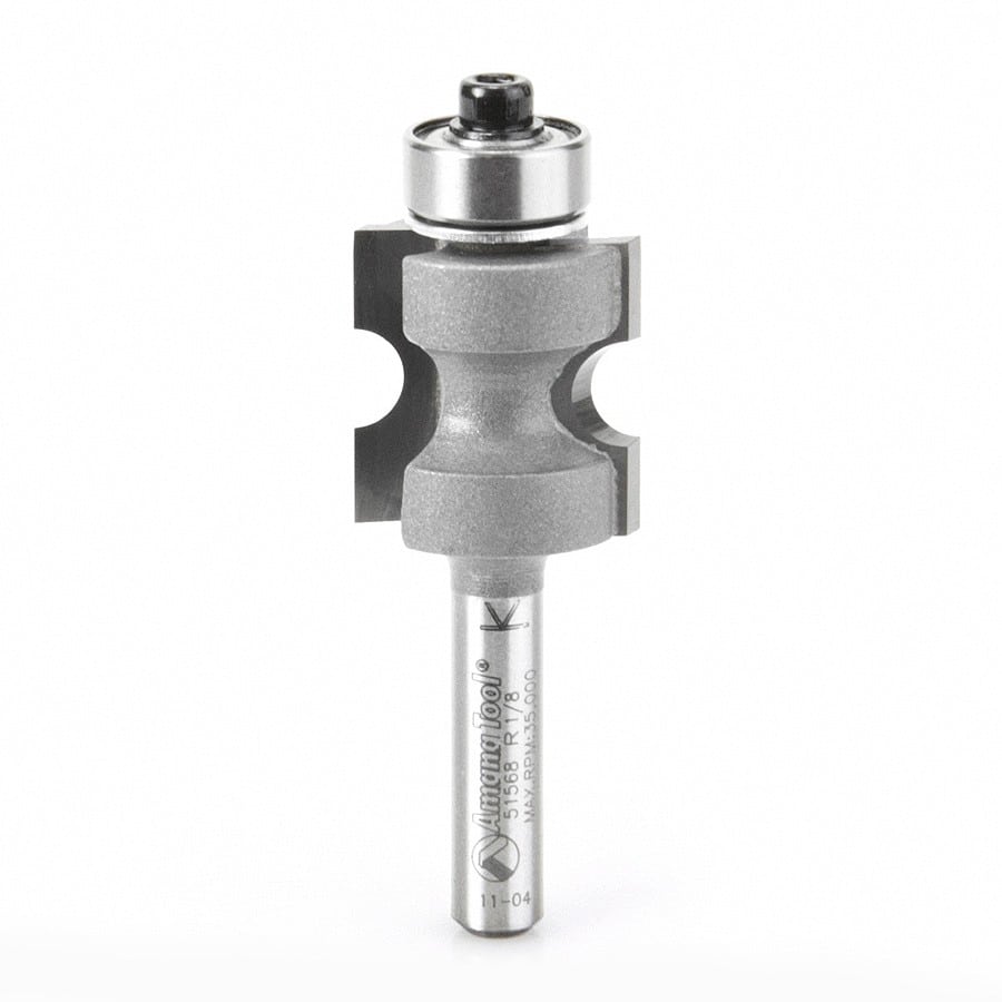 Bullnose Router Bit | 9⁄64 Radius x 21⁄32 Dia x 3⁄4 x 1⁄4" Shank | 515 ...