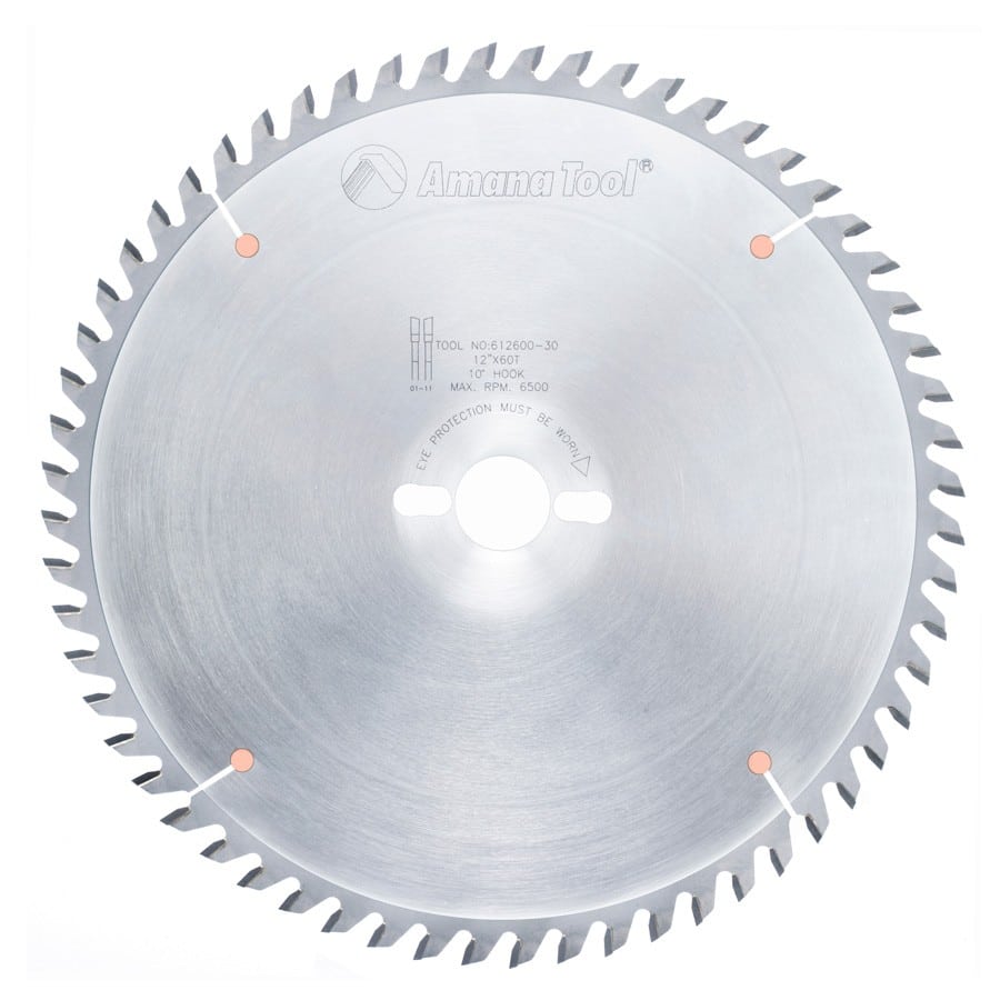 Plywood⁄ Solid Wood⁄ Chipboard Cutting - 12" Dia x 60T ATB, 10° - 30mm ...