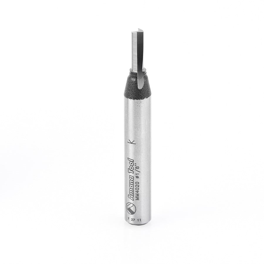 Miniature Plunge Router Bit | 1⁄8 Dia x 5⁄16 x 1⁄4" Shank | MM4020 | 7 ...