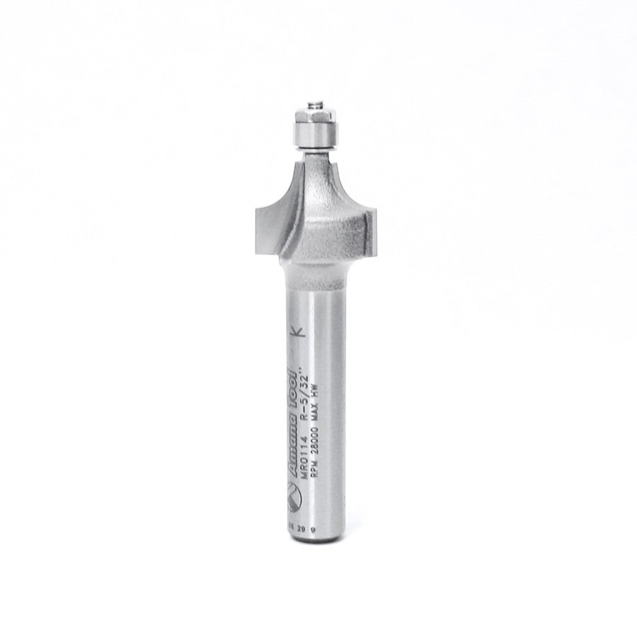 Miniature Corner Rounding Router Bit | 5⁄32 Radius x 1⁄2 Dia x 3⁄8 x 1 ...