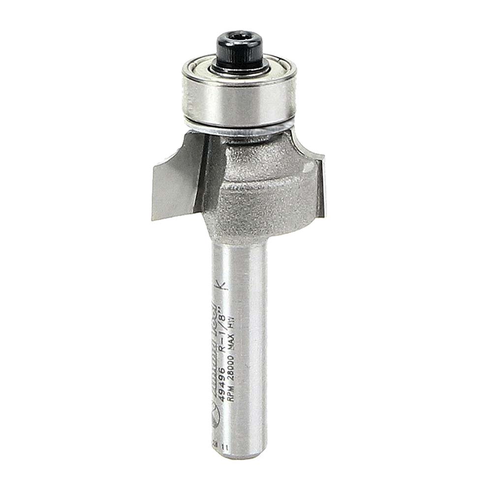 Corner Rounding Router Bit | 1⁄8 Radius x 3⁄4 Dia x 3⁄8 x 1⁄4"Shank ...