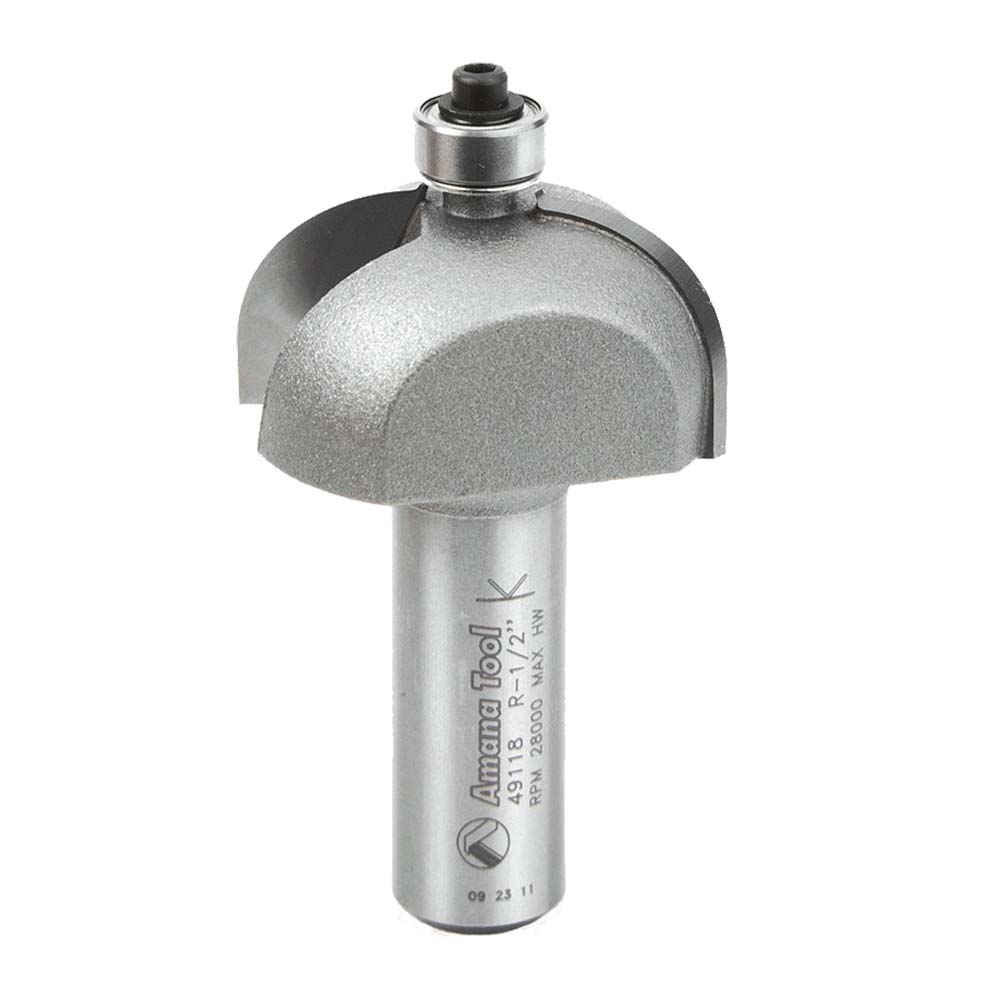 Cove Router Bit | 1⁄2 Radius x 1 3⁄8 Dia x 3⁄4 x 1⁄2" Shank | 49118 ...