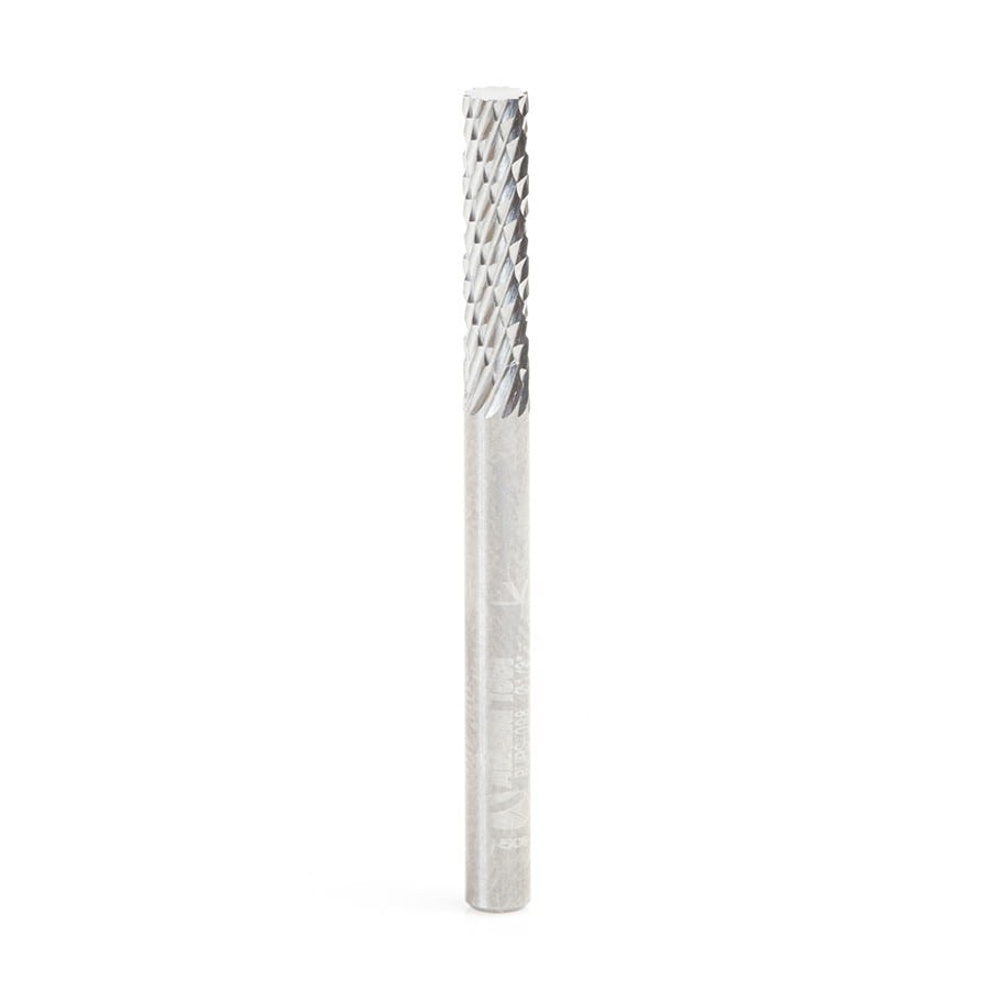 SA Cylindrical No End Double Cut Burr Bit | 1⁄8 Dia x 9⁄16 x 1⁄8 Shank ...